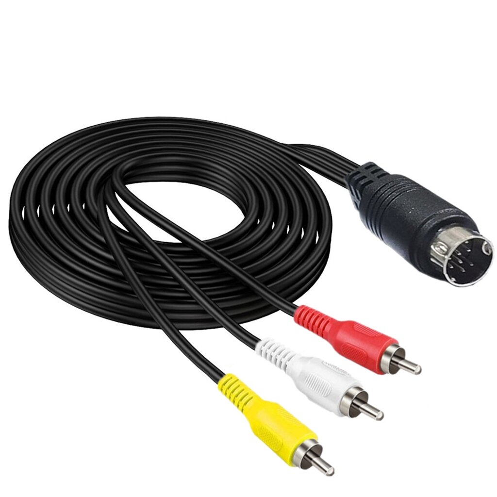 Кабель S video от 10 контактов до 3 видеокабелей RCA