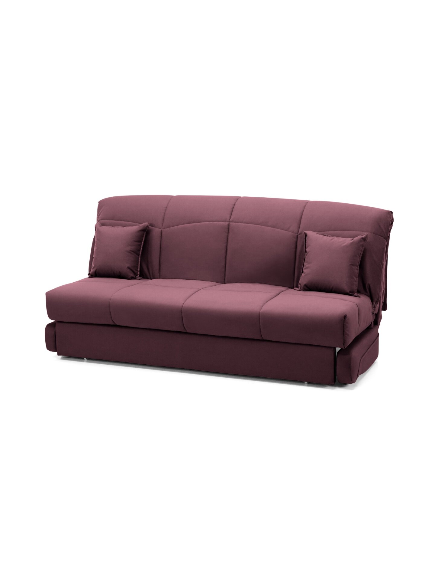 Диван Юпитер Лайт Velutto 15 NOW 145x115x95 см, бордовый Велютто, аккордеон Фиеста