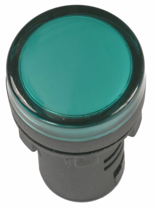 Лампа светосигнальная AD16DS d16мм 230В AC зел. KARAT IEK BLS10-ADDS-230-K06-16