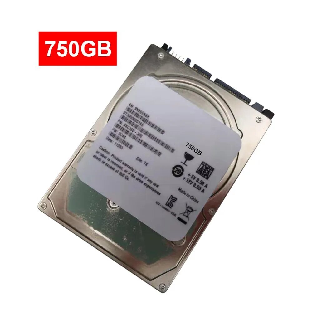 Жёсткий диск для PlayStation 3 и PlayStation 4 с интерфейсом SATA ёмкостью 750 ГБ