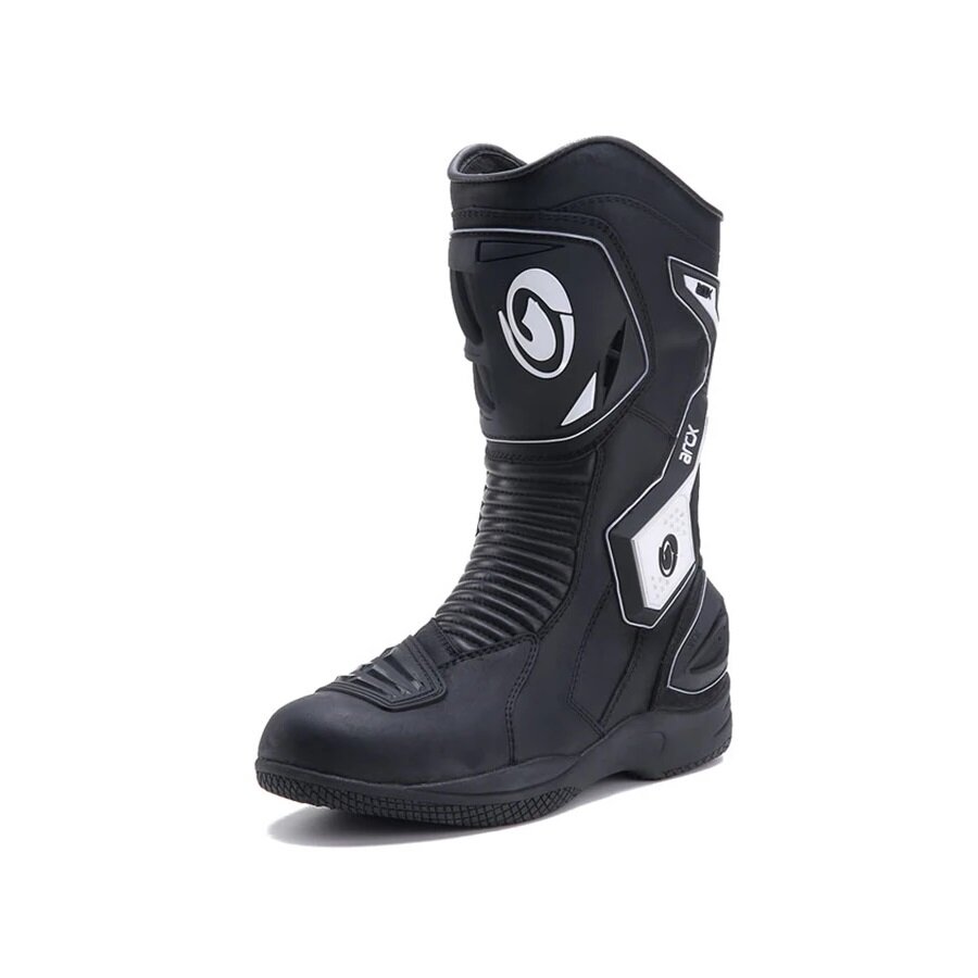 Мотоботы ARCX L60566 black-white. 41. Черный-белый