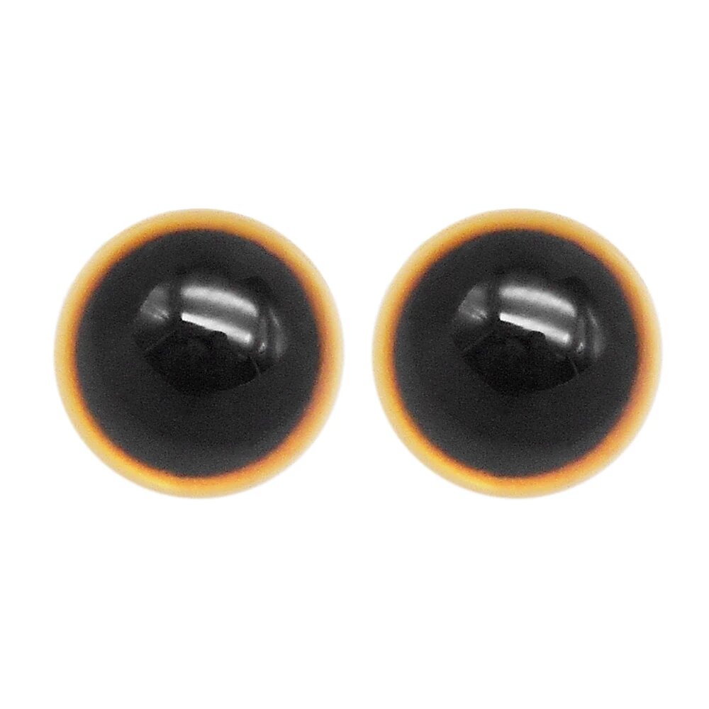 Кабошоны стеклянные глаза животные кошка GraceAngie 6-30 мм Черный, 6mm 25pairs, C