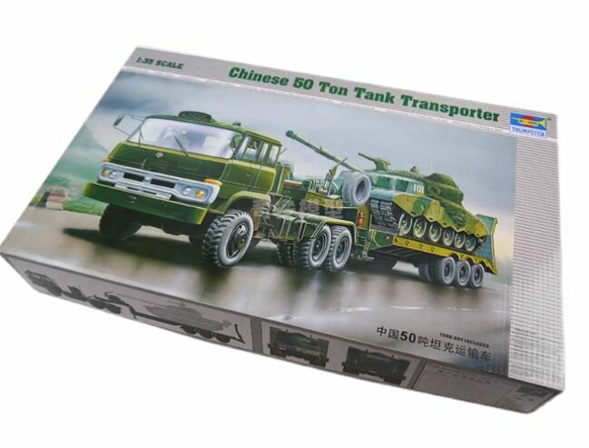 Trumpeter 00201 1/35 китайский 50т танк транспортер Сборная модель