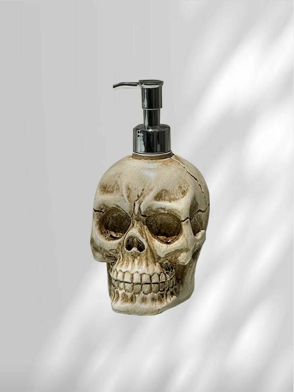 Дозатор мыла в виде черепа для ванной