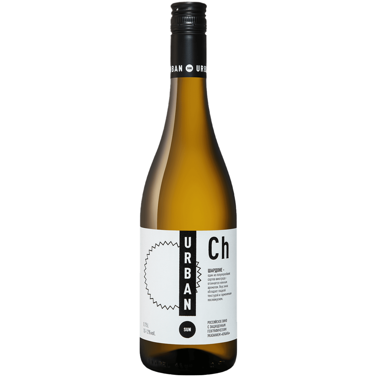 Вино Urban Sun Chardonnay белое сухое 0,75 л