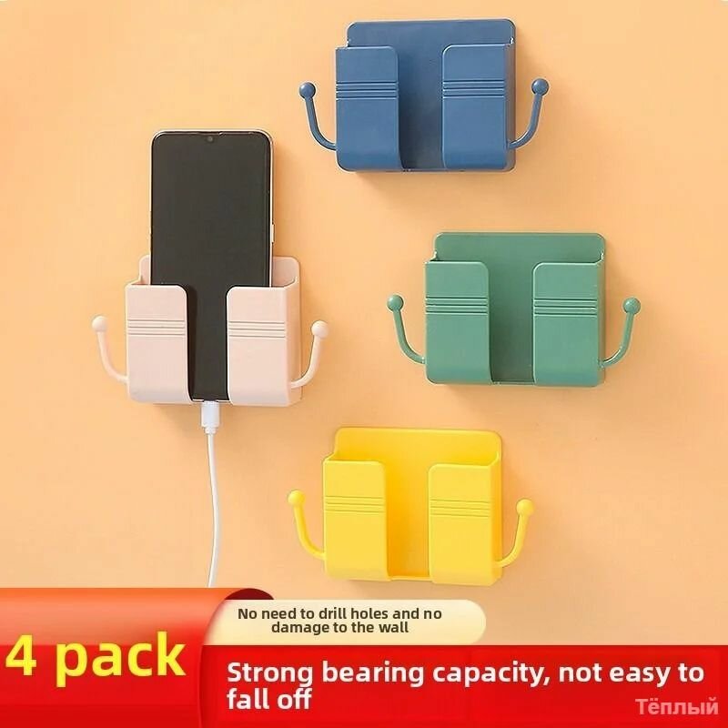 Настенный органайзер. Держатель для телефона и пульта. Подставка для телефона, пульта, электроники, проводов.