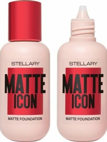 Stellary Тональный крем для лица 02 натуральный MATTE ICON FOUNDATION Матирующий