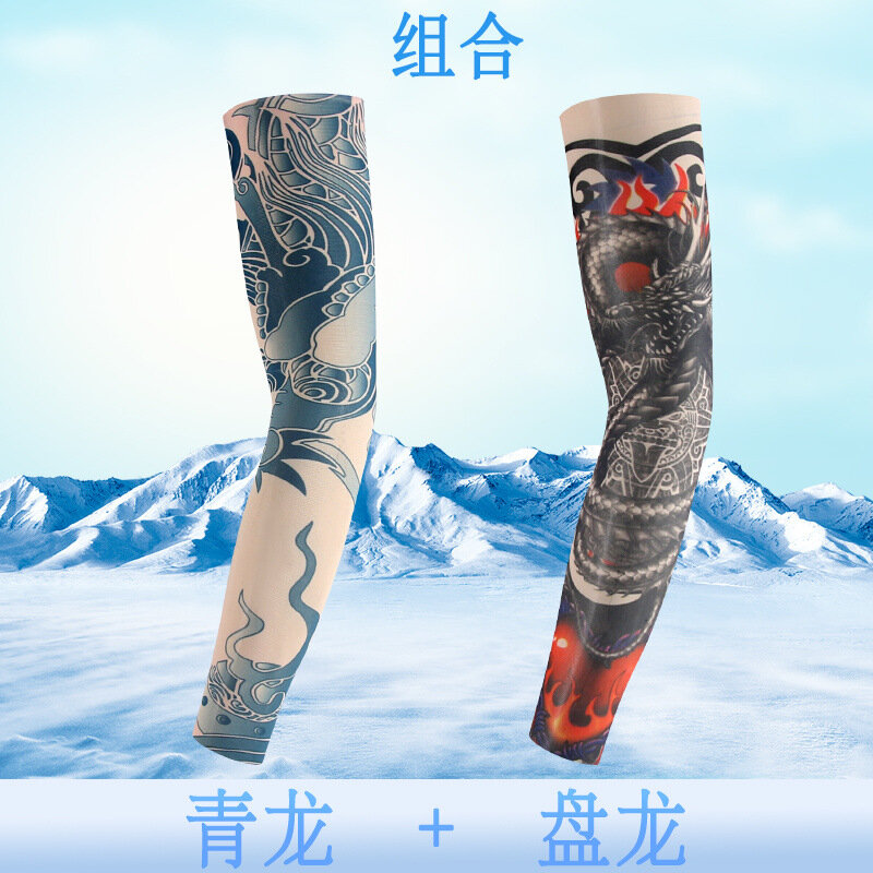 Солнцезащитные охлаждающие рукава для женщин, тонкие летние, мужские рукава с защитой от ультрафиолета, перчатки для вождения и активного отдыха на открытом воздухе.