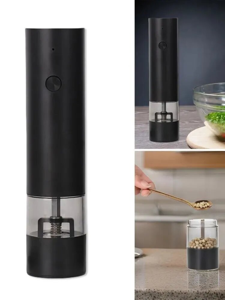 Электрическая мельница для помола специй, автоматическая жерновая кофемолка, измельчитель для кофейных зерен и приправ