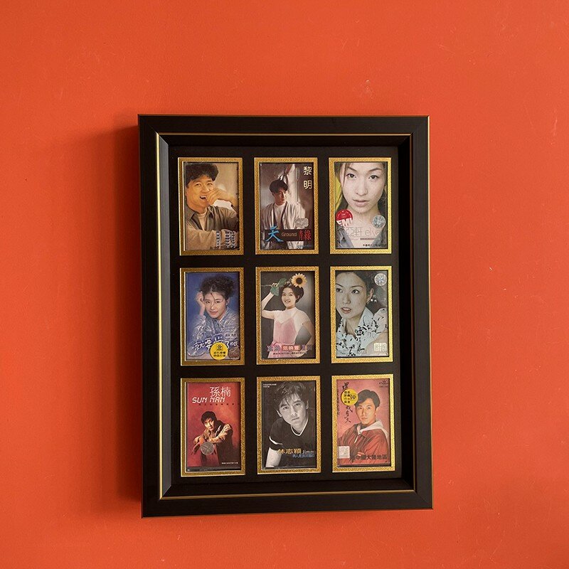 Набор для хранения и демонстрации: старая кассетная рамка для фотографий, объемная рамка для картин, настенная