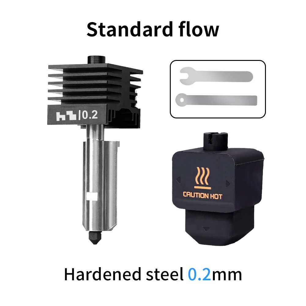 Kit Hotend Bambu Lab H2D H2S H2C 0.2/0.4/0.6/0.8 мм 0.2 Standard Flow