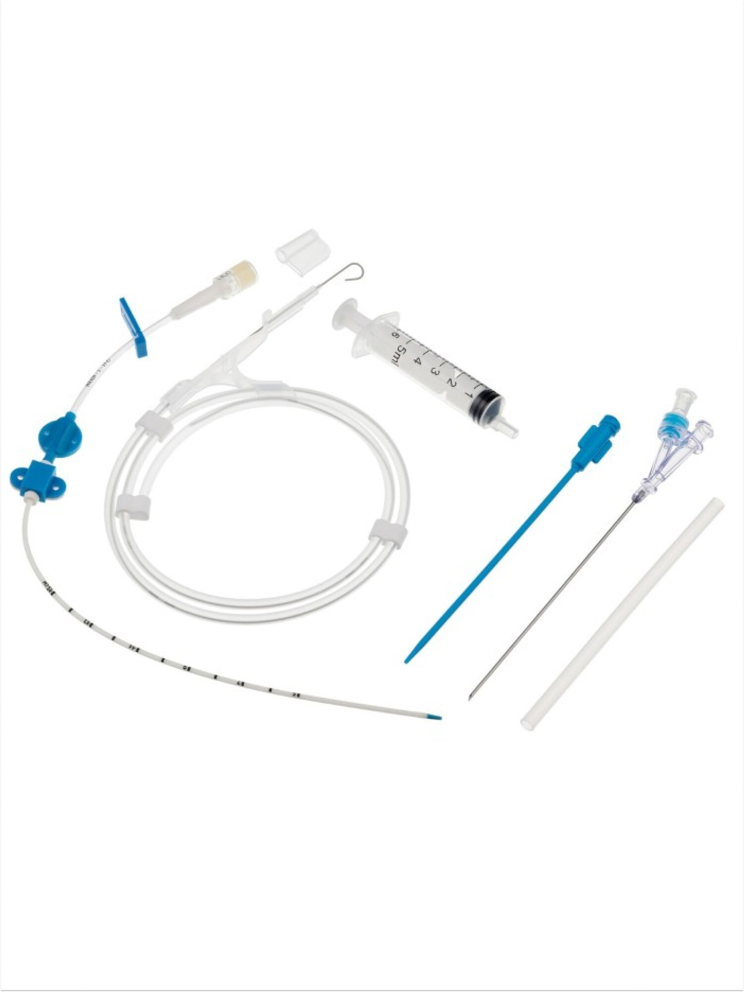 Набор для катетеризации центральных вен по Сельдингеру, НКЦВ-2-16 G, стерильно, Медсил
