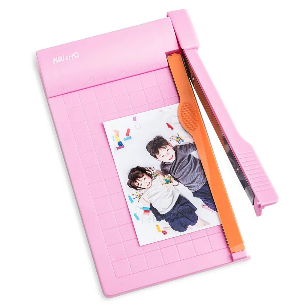 KW-trio розовый гильотинный резак для бумаги А5 для фото, пленки, бумаги, картинок