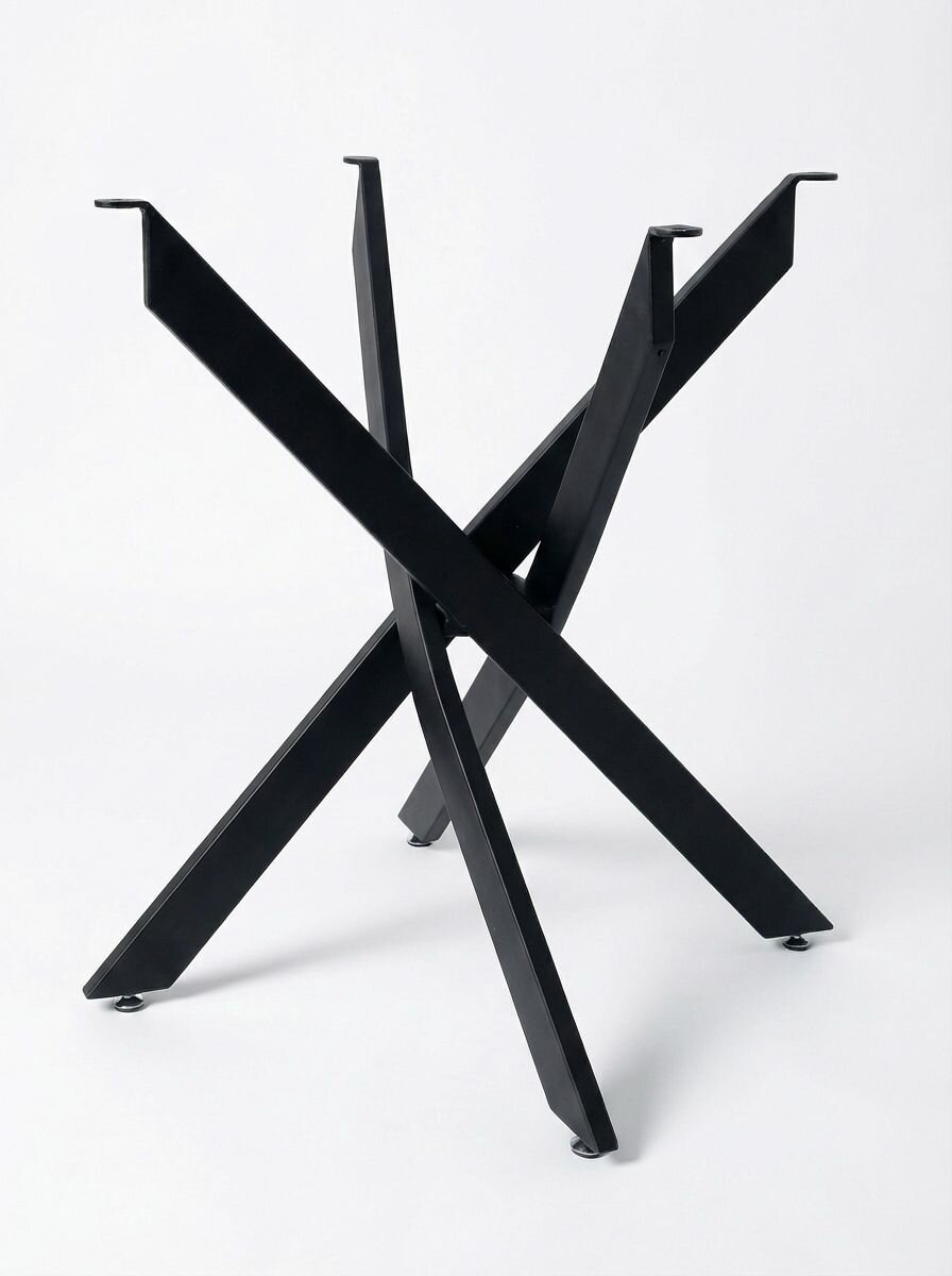 Подстолье для кухонного стола "Рим", h750, черный муар