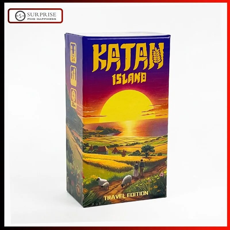 Mini KATAN Издание Настольная Игра CATAN 2-4 Игрока Семейная Партия Карточная Игра