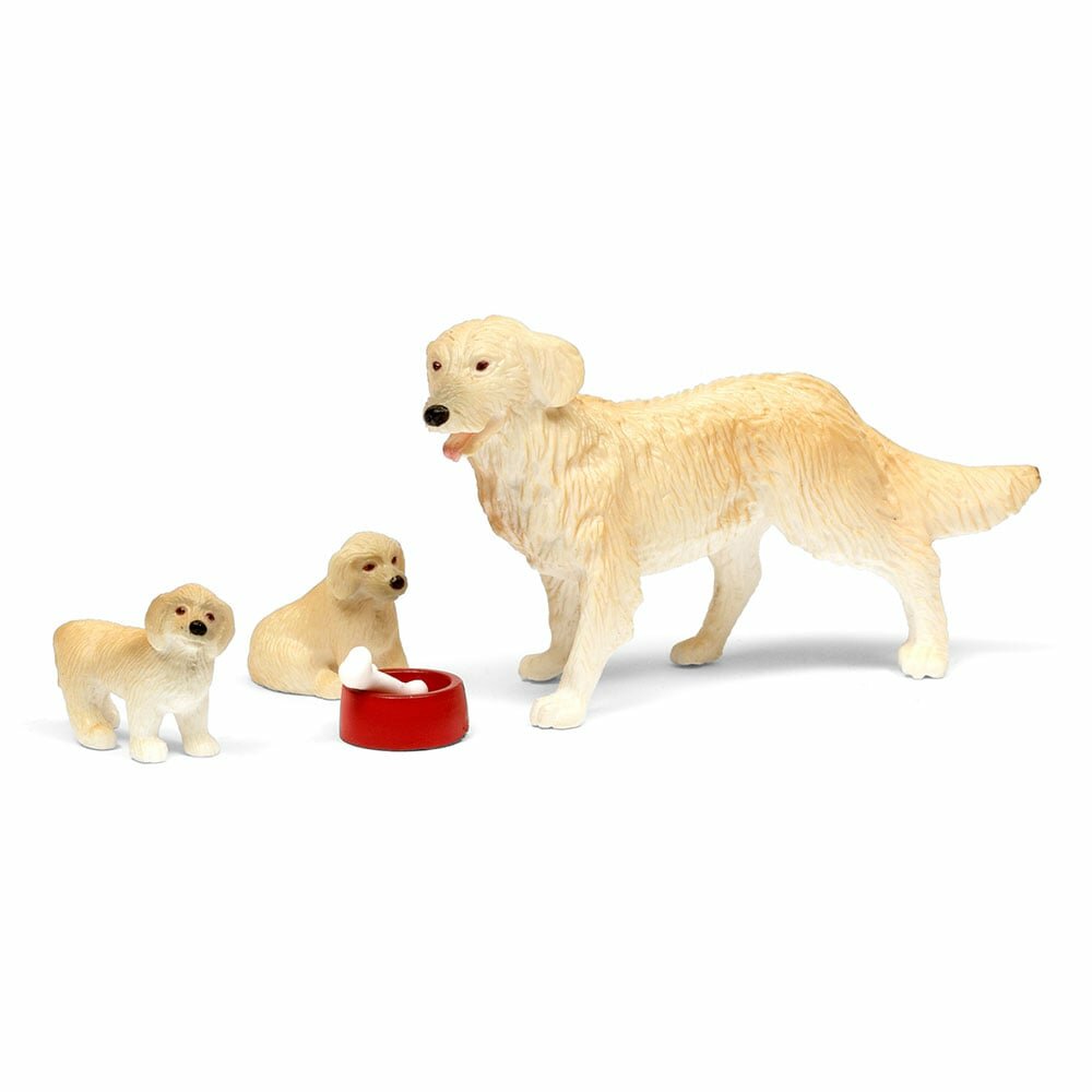 Сюжетно-ролевые игрушки Lundby - Семья собак для кукольного домика - 60-8074-00
