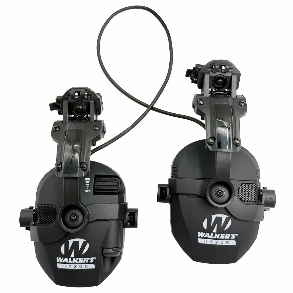 Walker's Razor Тактические наушники с шумоподавлением, версия для установки на шлем, охотничьи звукосниматели