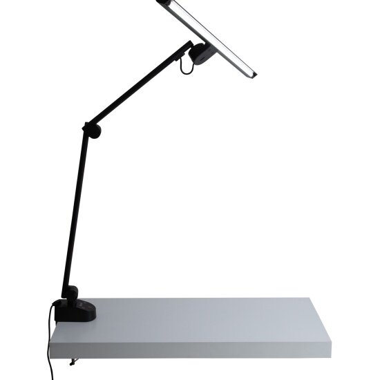 Светильник настольный светодиодный на струбцине Uniel ULM-D116 18W/3000-6500K/DIM BLACK