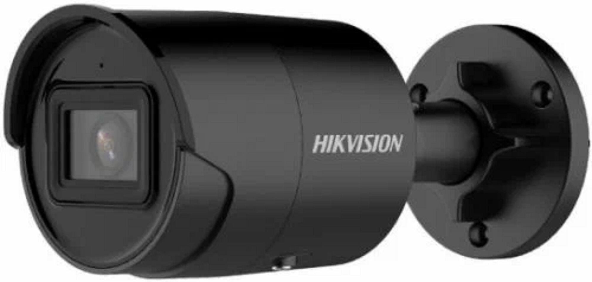 Видеокамера IP HIKVISION DS-2CD2083G2-IU(BLACK)(2.8mm) 8Мп уличная цилиндрическая с EXIR-подсветкой до 40м, AcuSense