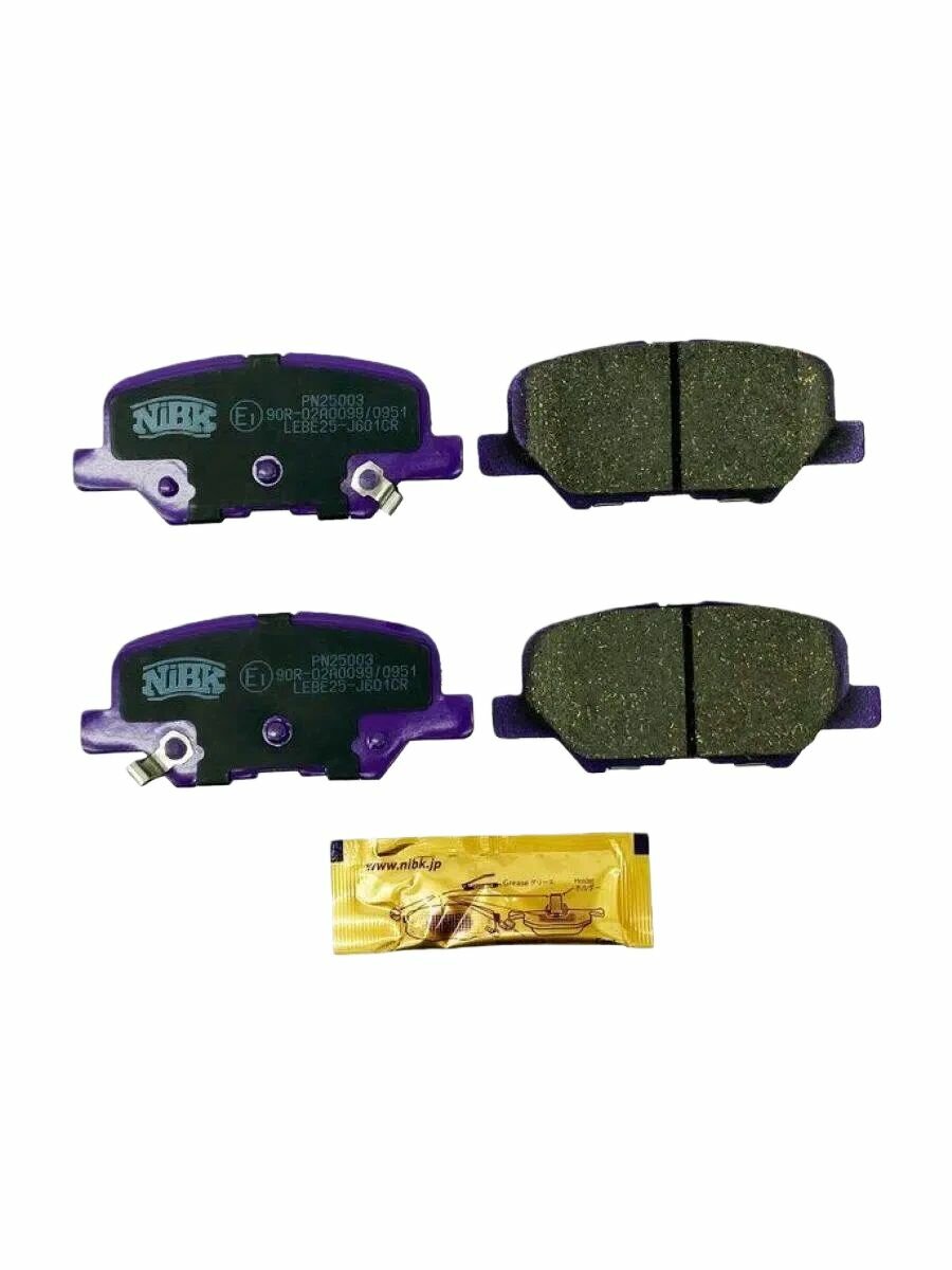 Колодки тормозные задние NIBK PN25003 Mazda 6 Седан, Универсал III Gj Outlander III Gf W, Gg W Citroen C4 Aircross Peugeot 4008