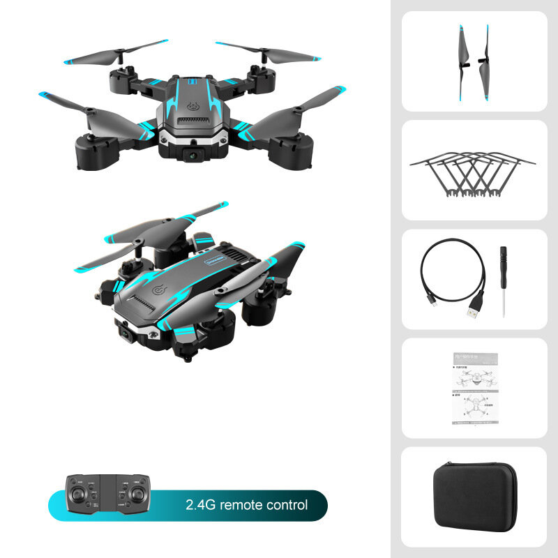 Игрушечный квадрокоптер S6 8K для аэрофотосъемки и дистанционного управления, предназначенный для детей 6-12 лет. Версия с двумя батареями (удвоенный запас хода)