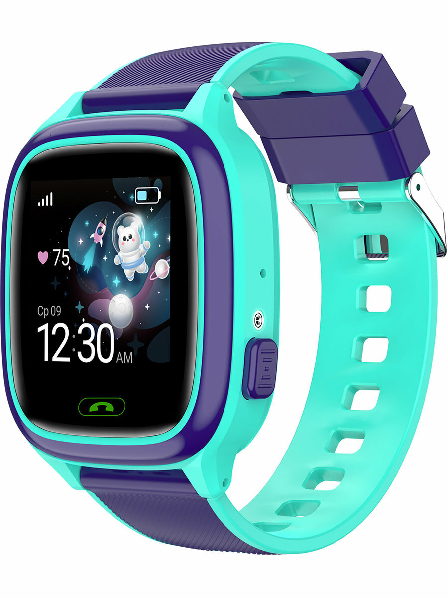 Умные часы Leef Globe, экран 1.44 дюйм, IP67, micro SIM, Синие