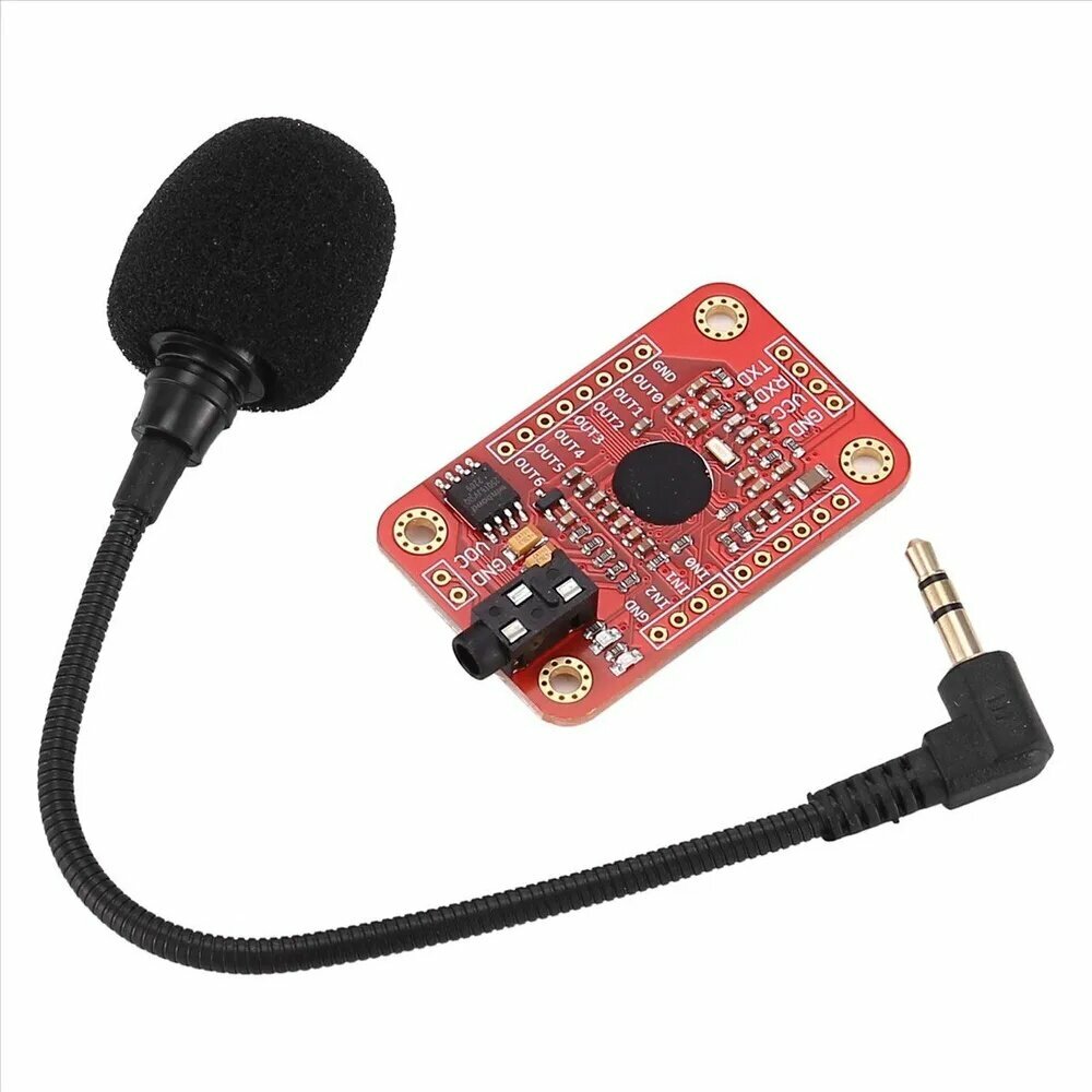 Модуль распознавания голоса V3, скоростное распознавание, совместимое с Arduino, поддерживает 80 видов голосовых звуков