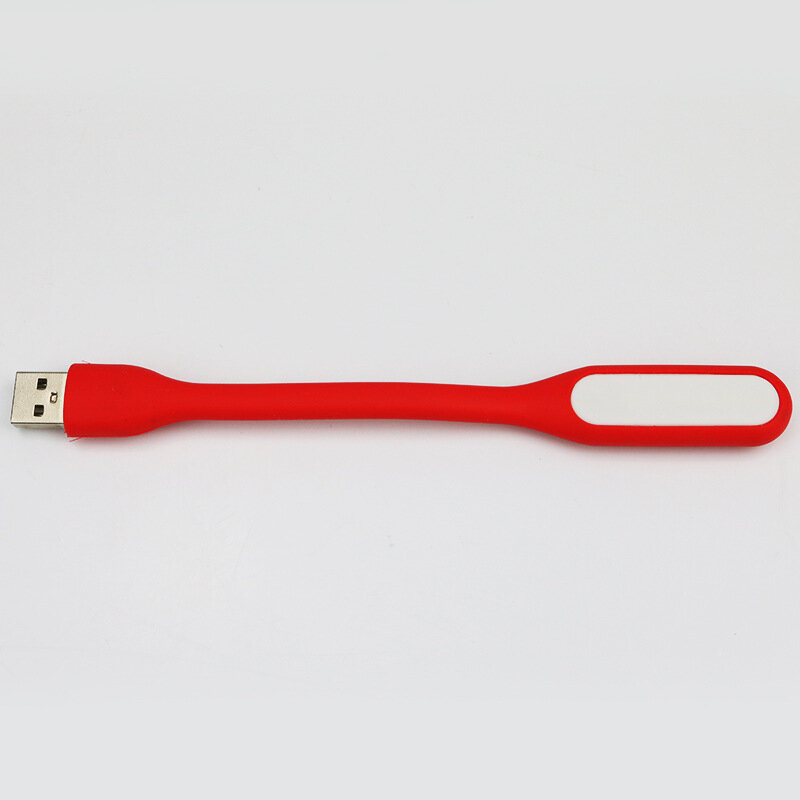 Портативный USB LED ночник с гибким дизайном, энергосберегающий, бережный для глаз красный свет - без упаковки
