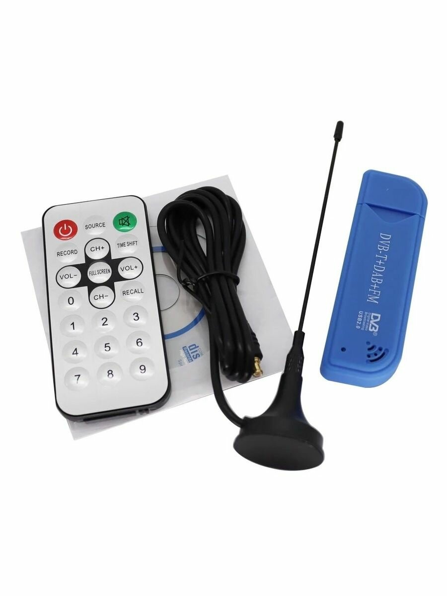 USB радиоприемник RTL-SDR Широкополосный радиосканер для компьютера, планшета, телефона