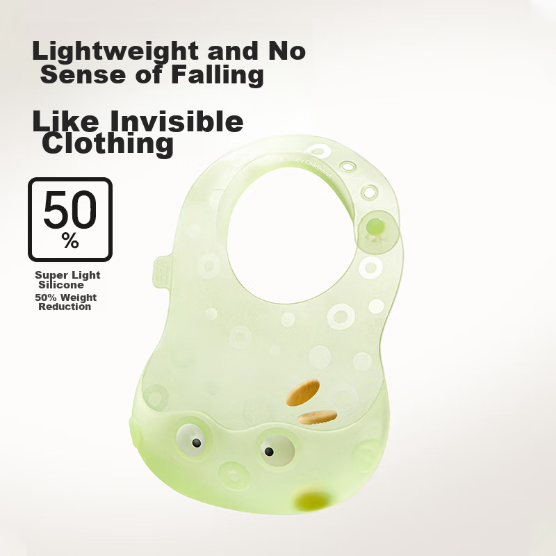Huangchong Eating слюнявчик, детский Food слюнявчик, Silicone Waterproof слюнявчик, младенец Smock, детский Non -