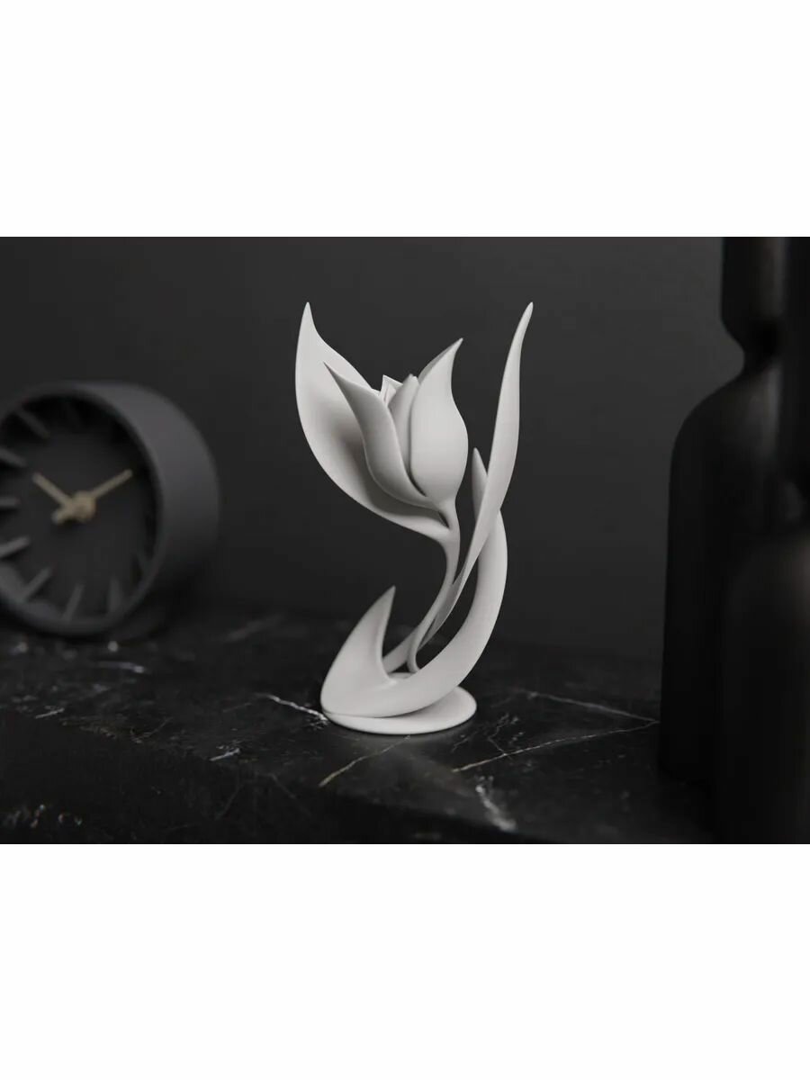 Скульптура "Тюльпан" 3D печать из пластика