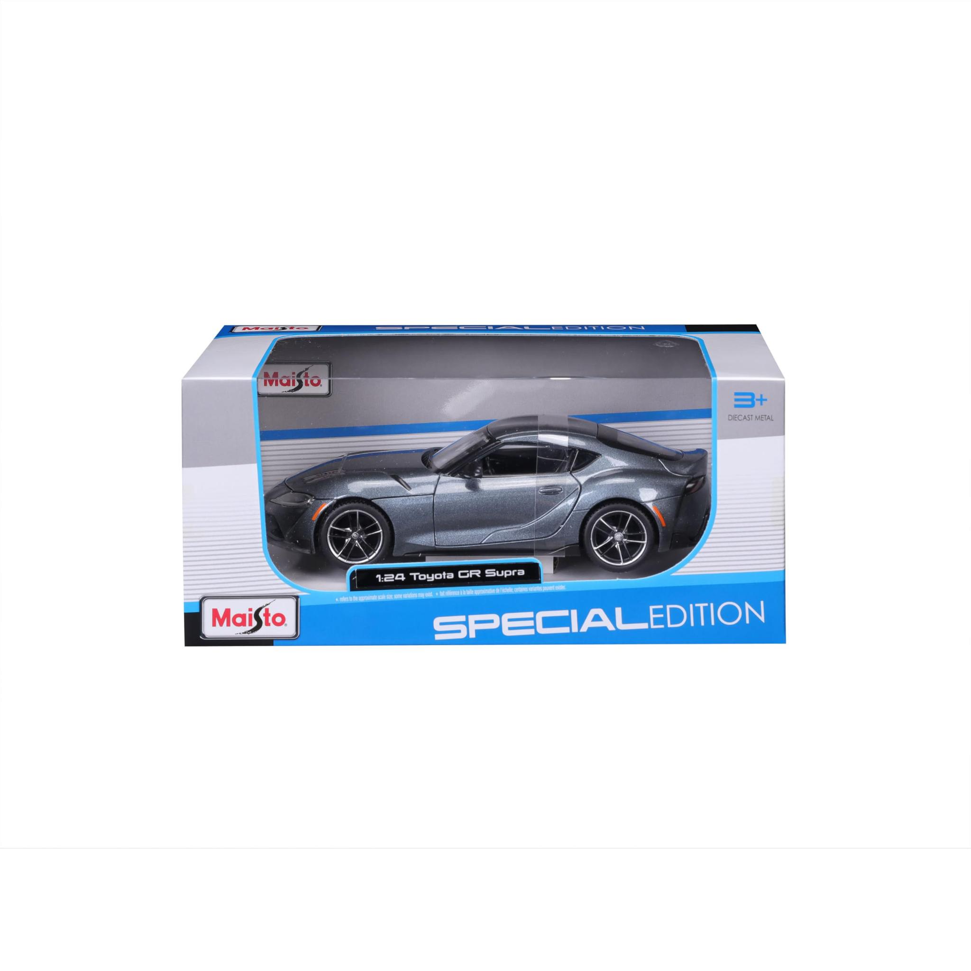 Машинка Maisto Toyota GR Supra, масштаб 1:24, коллекционная, серая