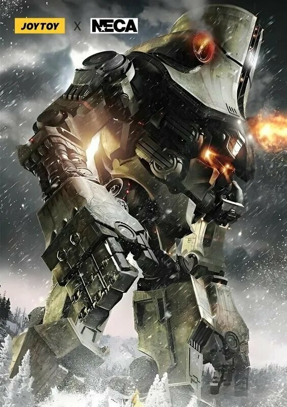 Фигурка егеря Черно Альфа (Cherno Alpha) Тихоокеанский рубеж / Качественная версия с подсветкой / Высота 21 см / Мощная российская модель / Издание Премиум 005