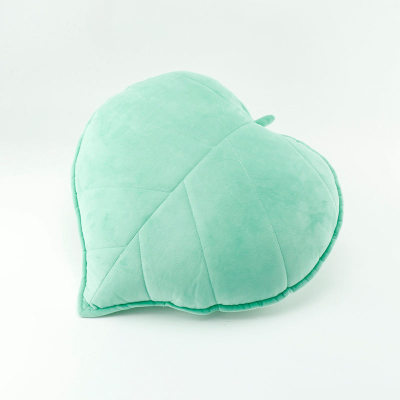 3D Tree Leaves Simulation Pillow Bedroom Sofa Car Cushion（45cm*45cm）（изумрудно-зелёный）