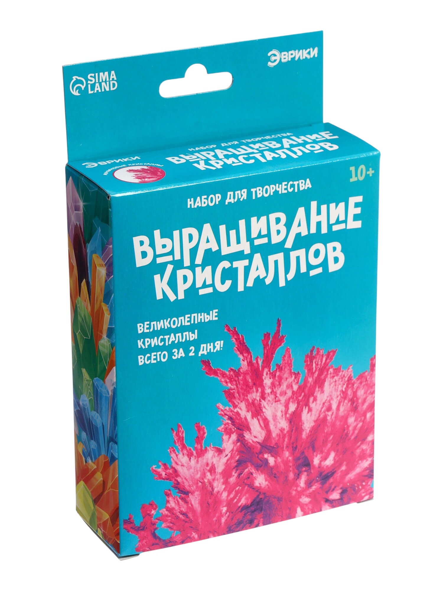 Выращивание кристаллов «Опыты. Лучистый кристалл», цвет малиновый