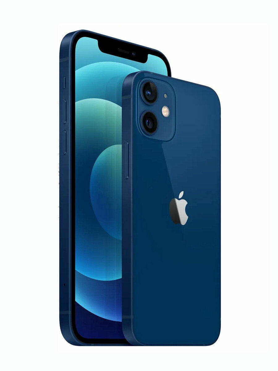 Смартфон Apple iPhone 12 256 ГБ, A14 Bionic , OLED Display , Dolby Vision Video, синий(Blue )