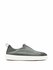 Кроссовки Santoni Slip-on leather sneakers, размер 6, grey