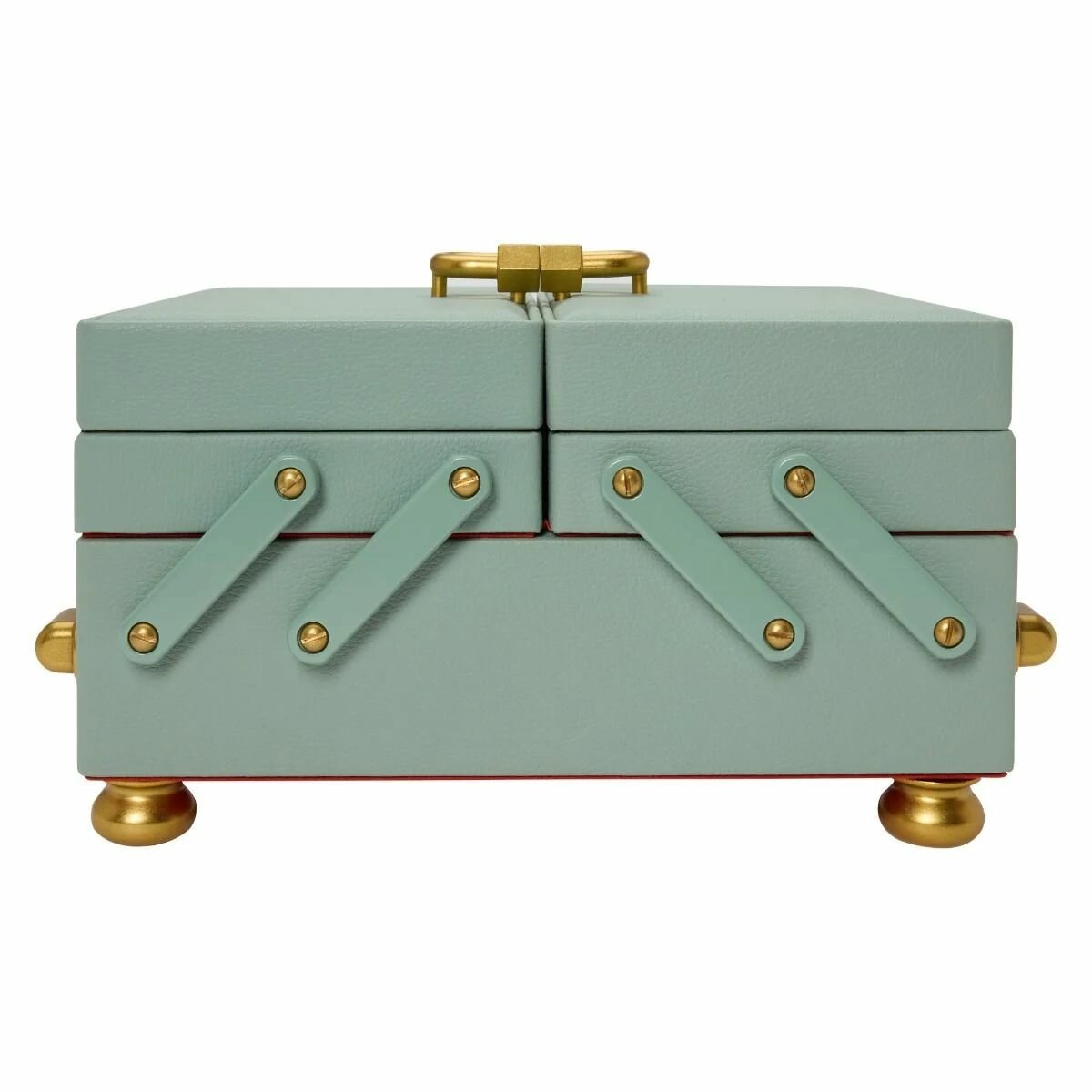 WOLF Шкатулка Marla Aaron Baby Everything Box, бирюзовая