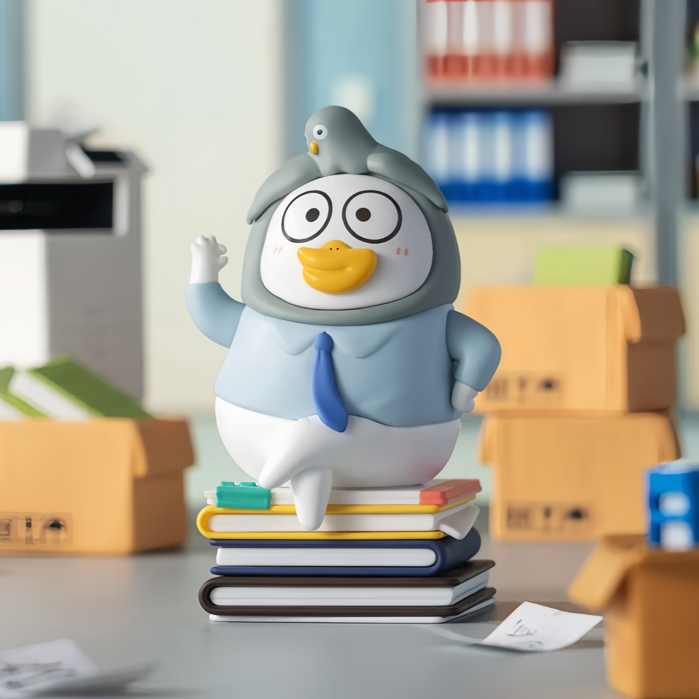 Оригинальная фигурка PLZDOT Little Liu Duck Professional Team Series MINI Blind Box – милый подарок на Новый год и день