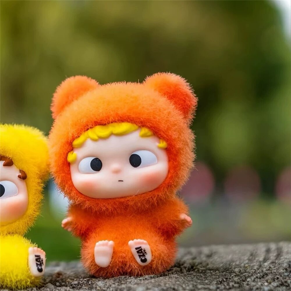 Ozai Furry Shelter Blind Box Mini Figure Cute Plush Toy Blind Bag Children's Birthday Gift 1 поколение крокодилов -