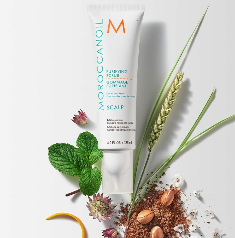 Moroccanoil Purifying Scrub - Очищающий скраб для кожи головы 125мл