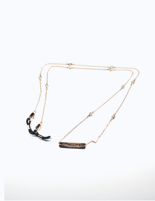 Цепочка для очков FRAME CHAIN SHINE BRIGHT ROSE