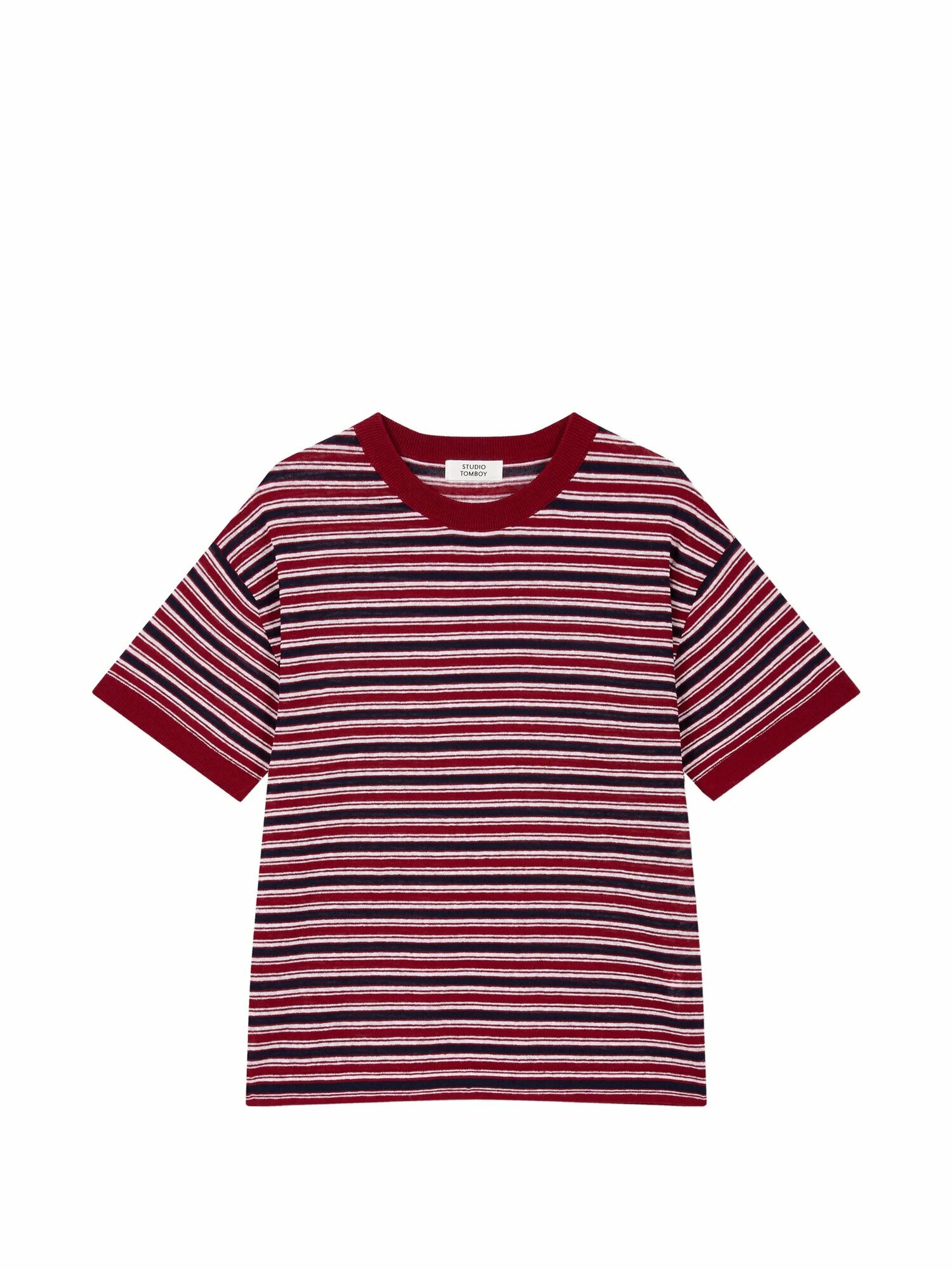 Свитер Striped short-sleeve sweater