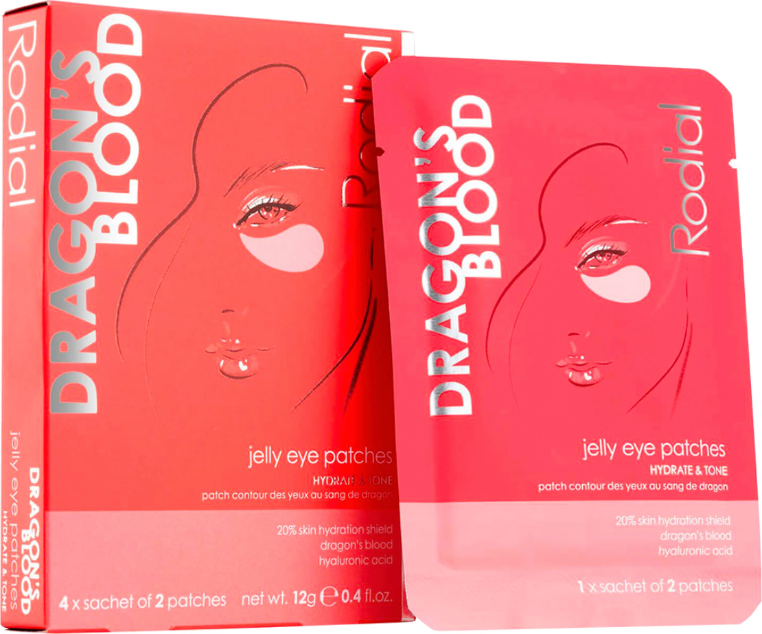 Rodial Гидрогелевые патчи для кожи вокруг глаз "Кровь дракона" (4 шт.) Dragon's Blood Jelly Eye Patches Kit 30*2,5g