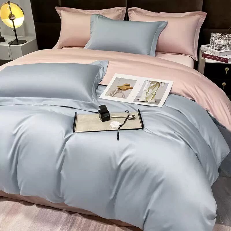 Crystal Home Textiles Класс A 200-count длинноволокнистый хлопковый комплект из четырех предметов из чистого хлопка 100