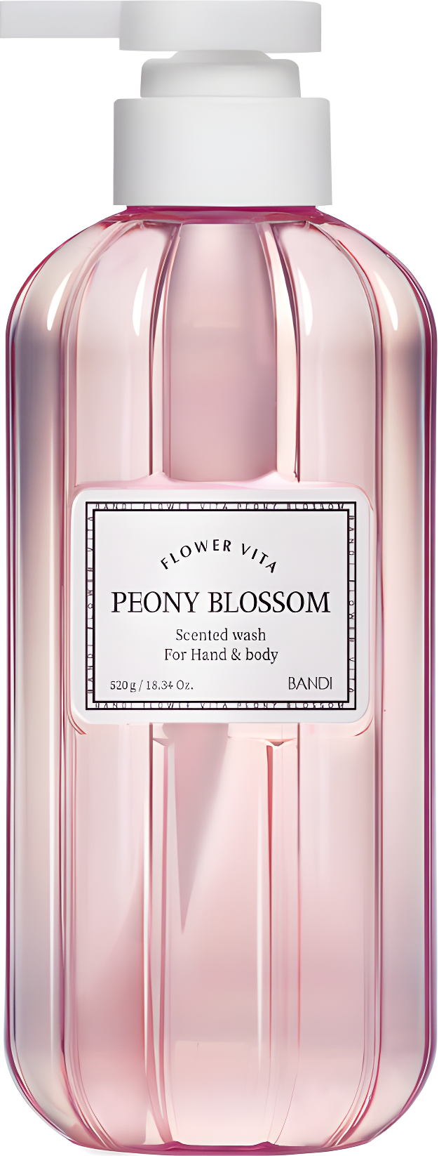 BANDI Гель для душа "Пион" Flower Vita Essence Body Wash EX Peony Blossom 30+5*5ml+1 шт.