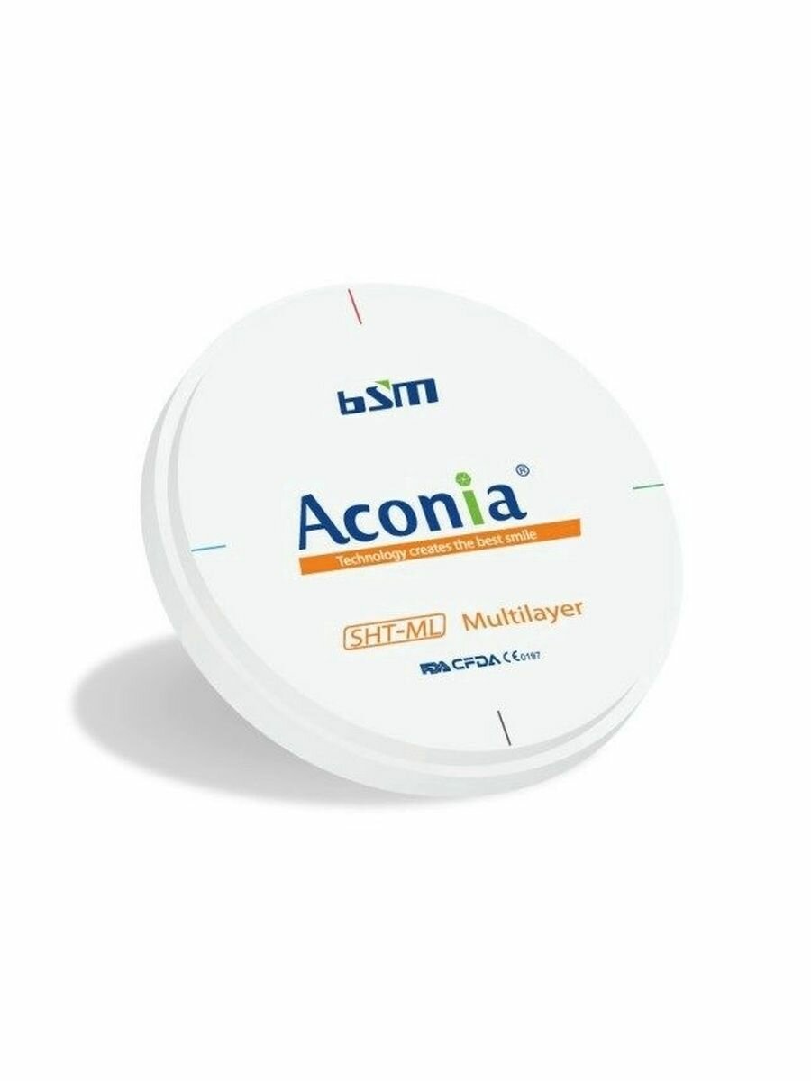 Диск из диоксида циркония Aconia, SHT ML, оттенок B4, размер 98 мм, толщина 14 мм