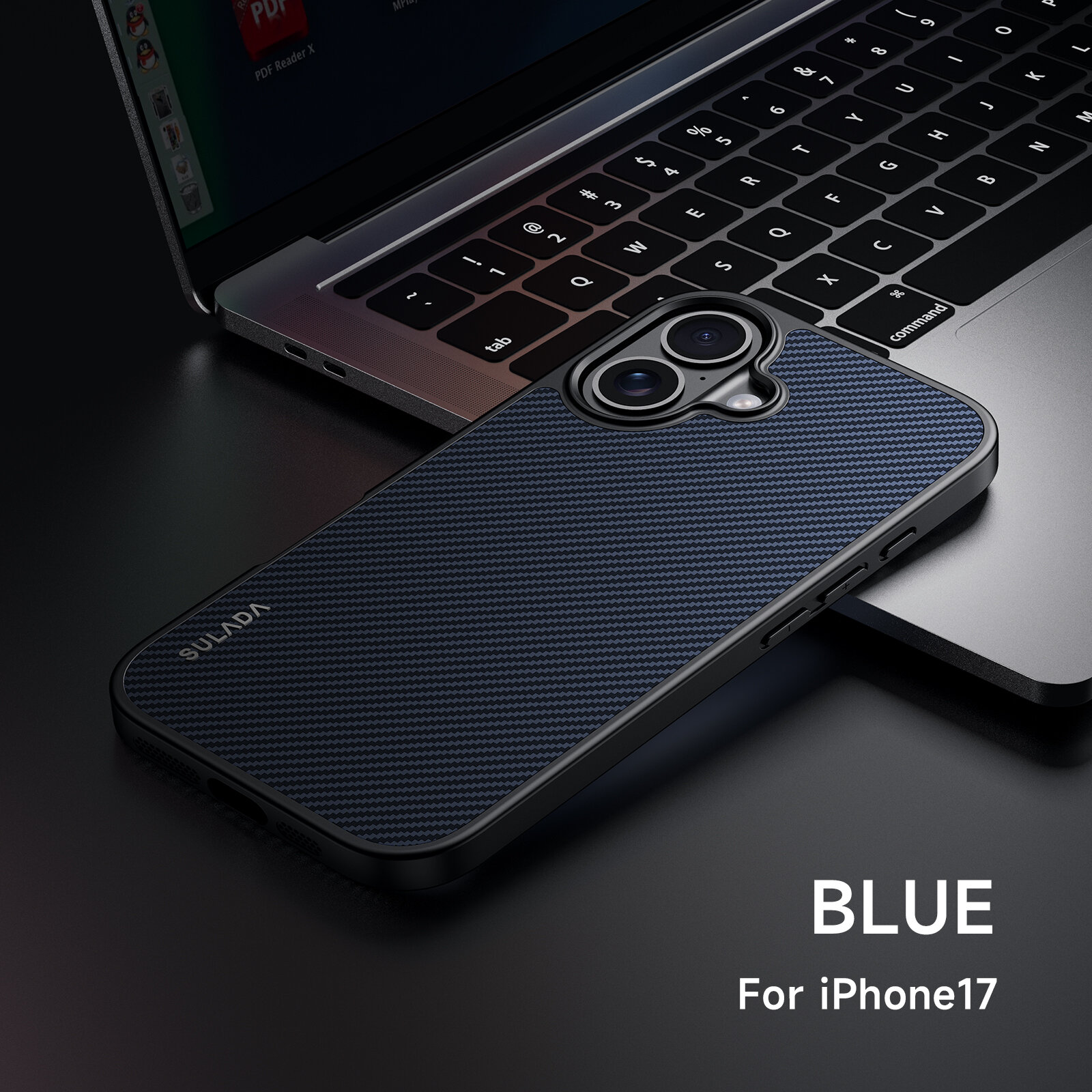 Чехол для Apple iPhone 17 / Айфон 17, soft touch, чехол-кардиомонитор, искусственная кожа, полиуретан (PU), защита камеры, ударопрочный, усиленные углы, Apple, Apple iPhone 17 , blue,