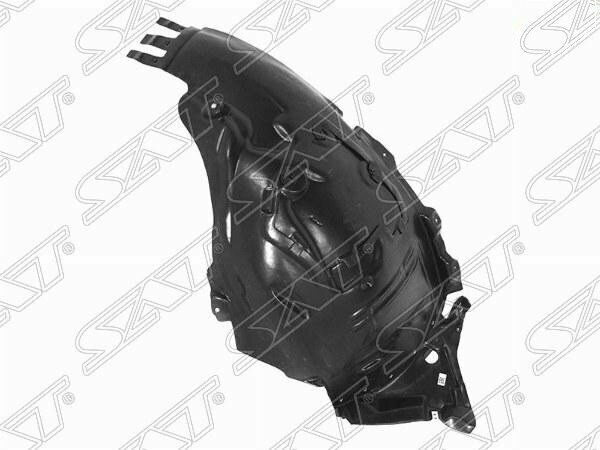 Подкрылок SAT ST-MD15-016L-A2 Mercedes-Benz C-Class 13-18 спереди/ слева/ передняя часть