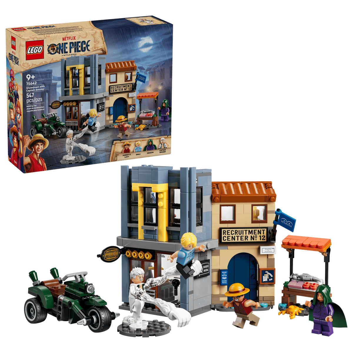 Конструктор LEGO One Piece 75642 Схватка с Капитаном Курильщиком, 547 дет.